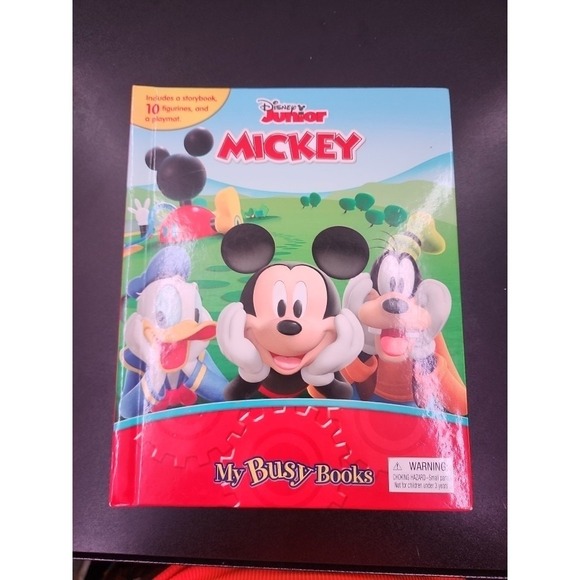 Toys | Disney Junior Mickey Mouse Clubhouse My Busy Book With Figures ...